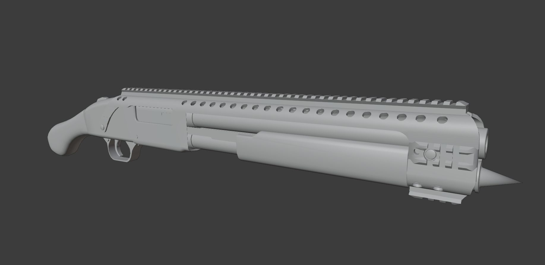 3D model Classic Mossberg 590 Shockwave VR / AR / low-poly | CGTrader