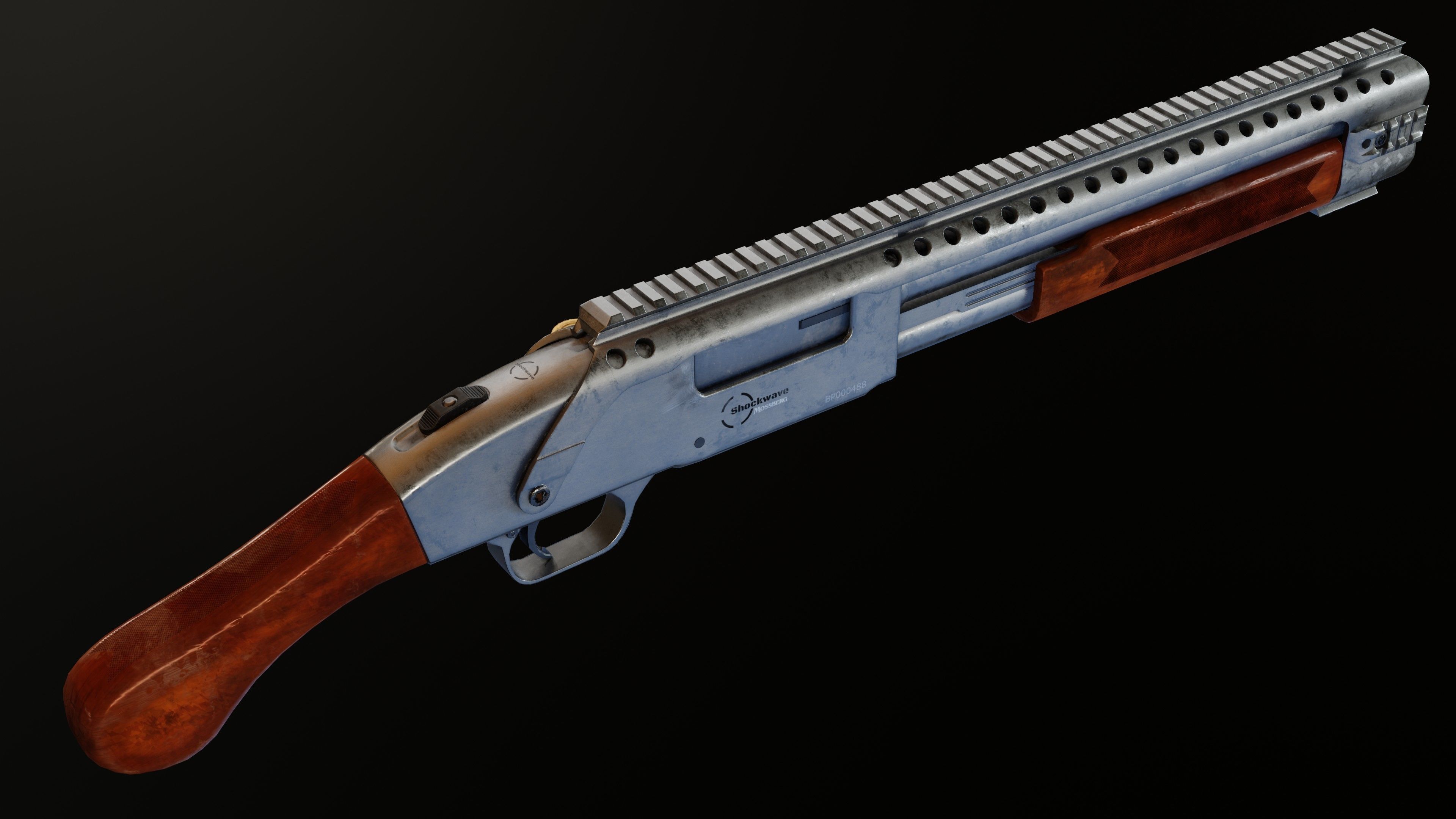 3D model Classic Mossberg 590 Shockwave VR / AR / low-poly | CGTrader