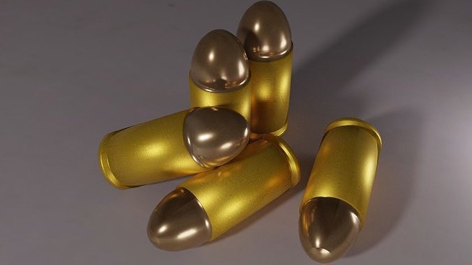380ACP Round 3D model | CGTrader