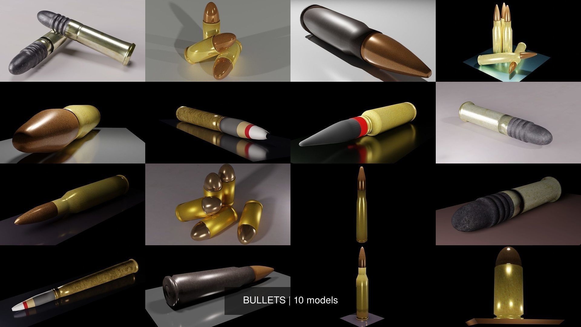 BULLETS 3D model ammo | CGTrader