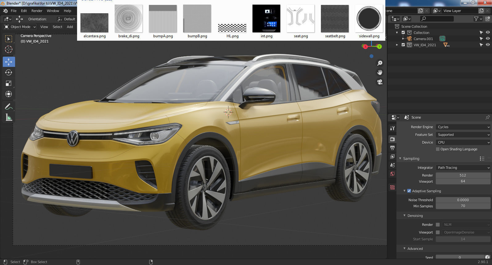 Volkswagen ID4 2021 3D model | CGTrader