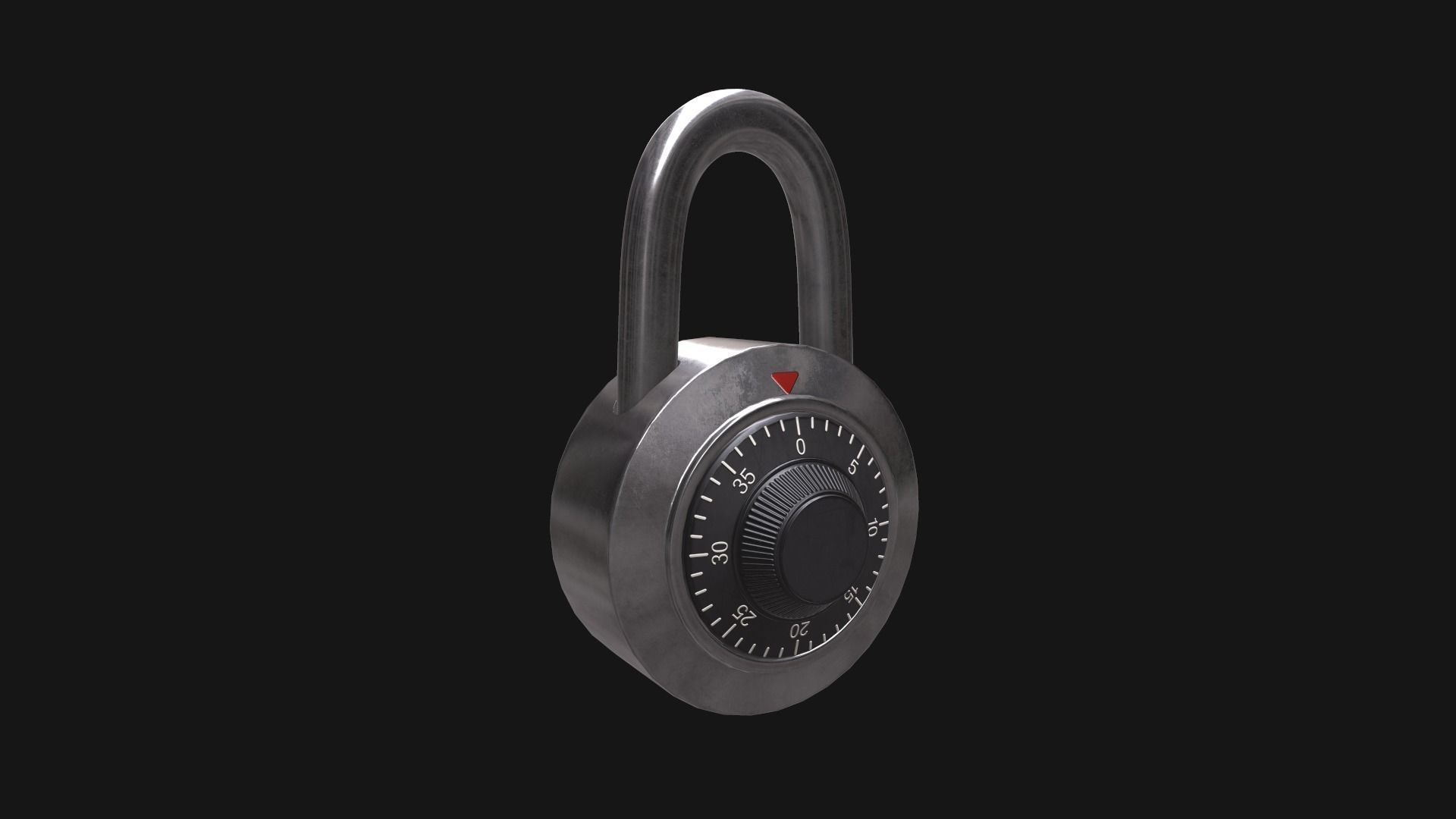 3D model The Combination Padlock VR / AR / low-poly | CGTrader