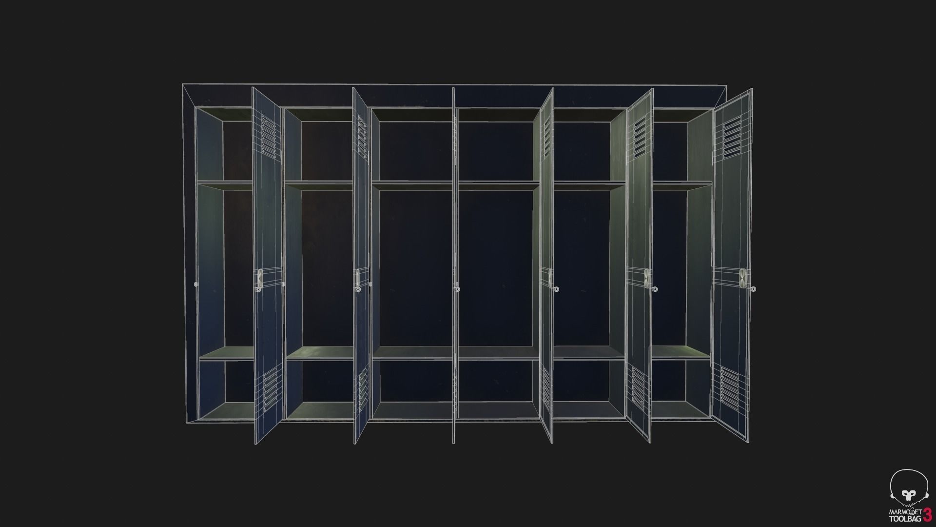 3D model The Locker VR / AR / low-poly | CGTrader