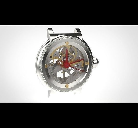watch case 3D model | CGTrader