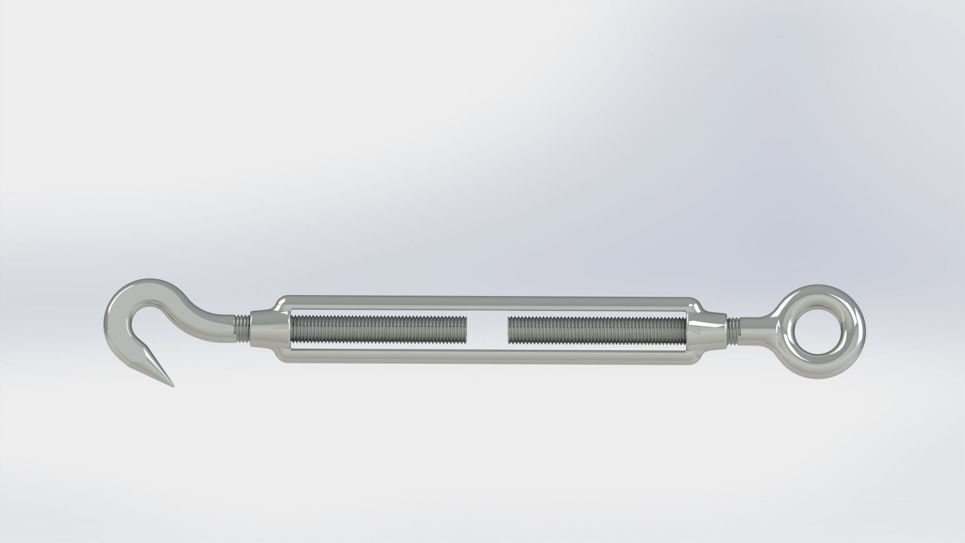 Turnbuckle M12x200 3D model | CGTrader