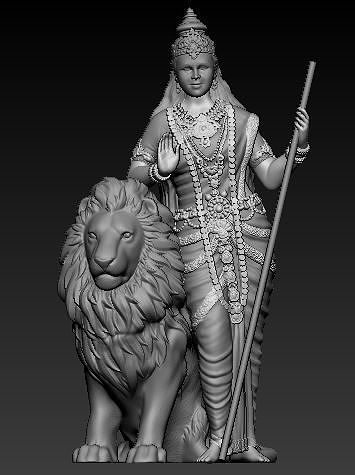 Bharat Mata 3D printable Model 3D model 3D printable | CGTrader