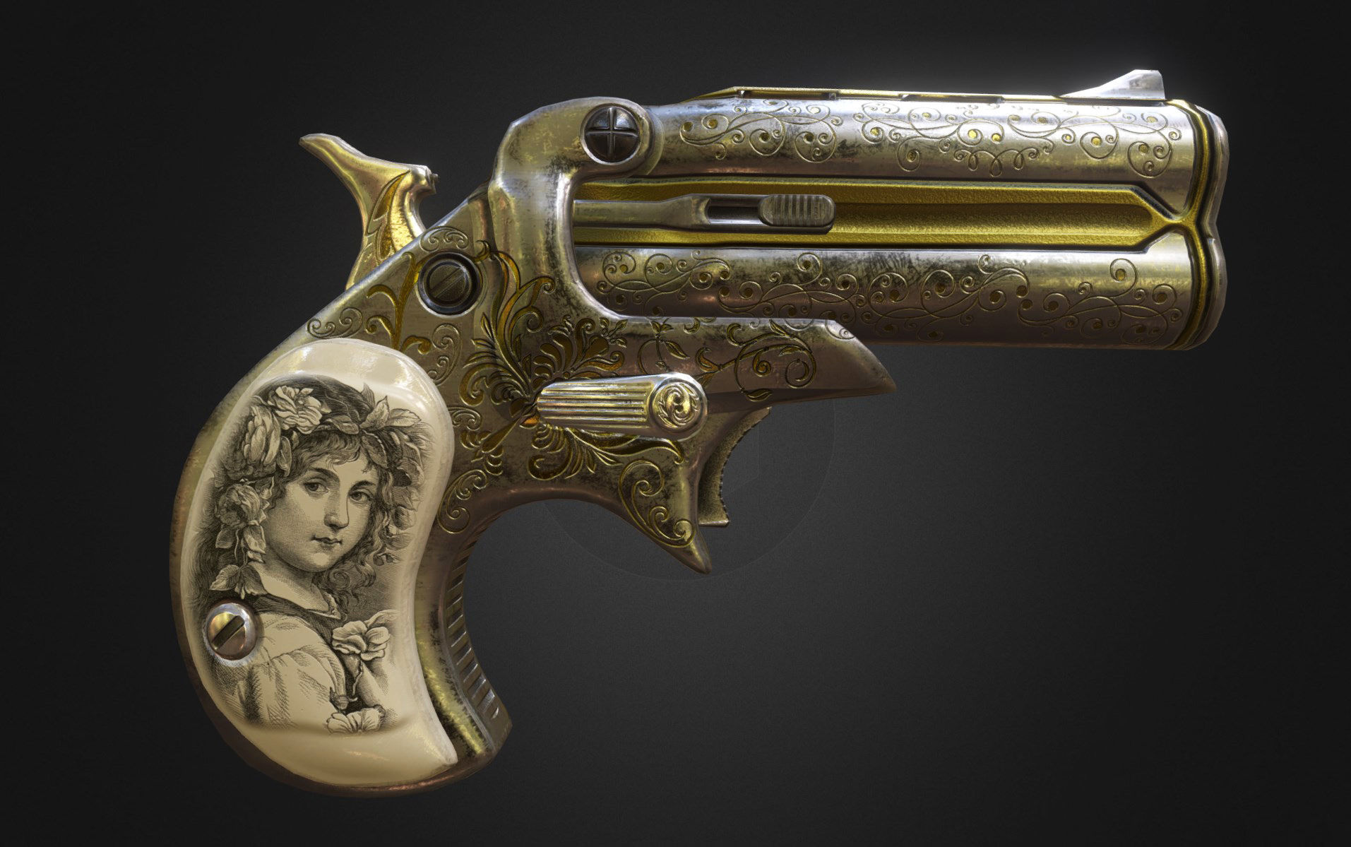 3D model Derringer VR / AR / low-poly | CGTrader