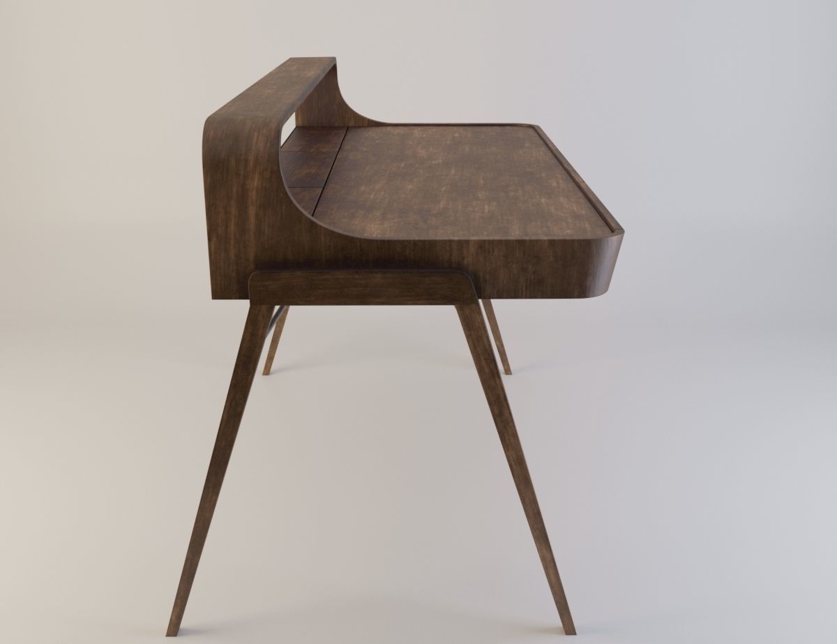 Picard desk 3D model | CGTrader