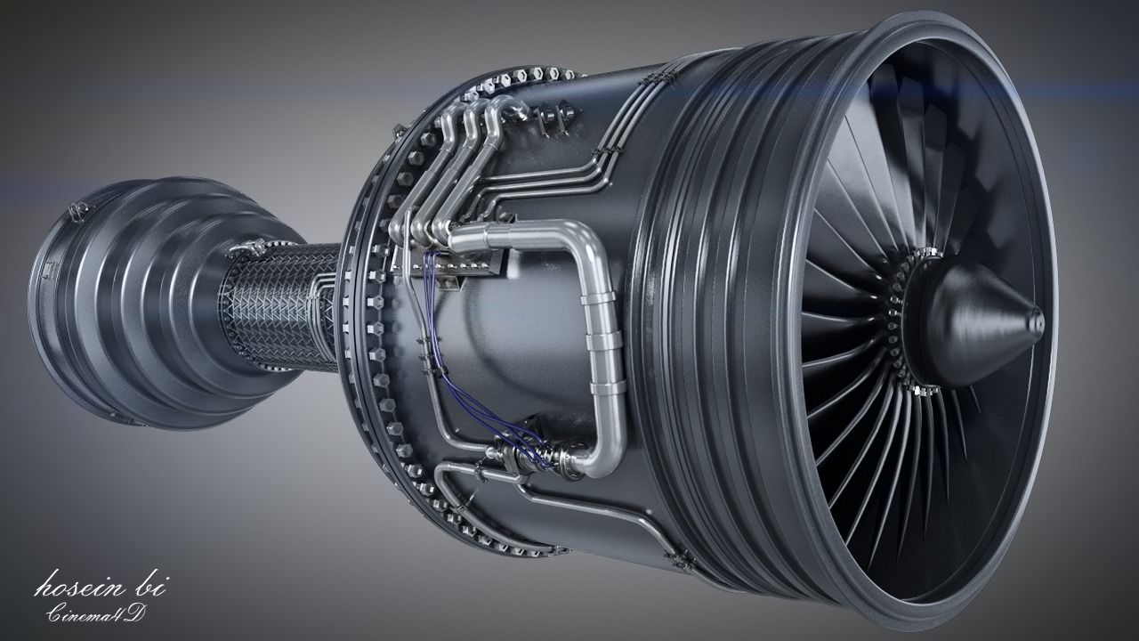 engine jet pack 3D model | CGTrader