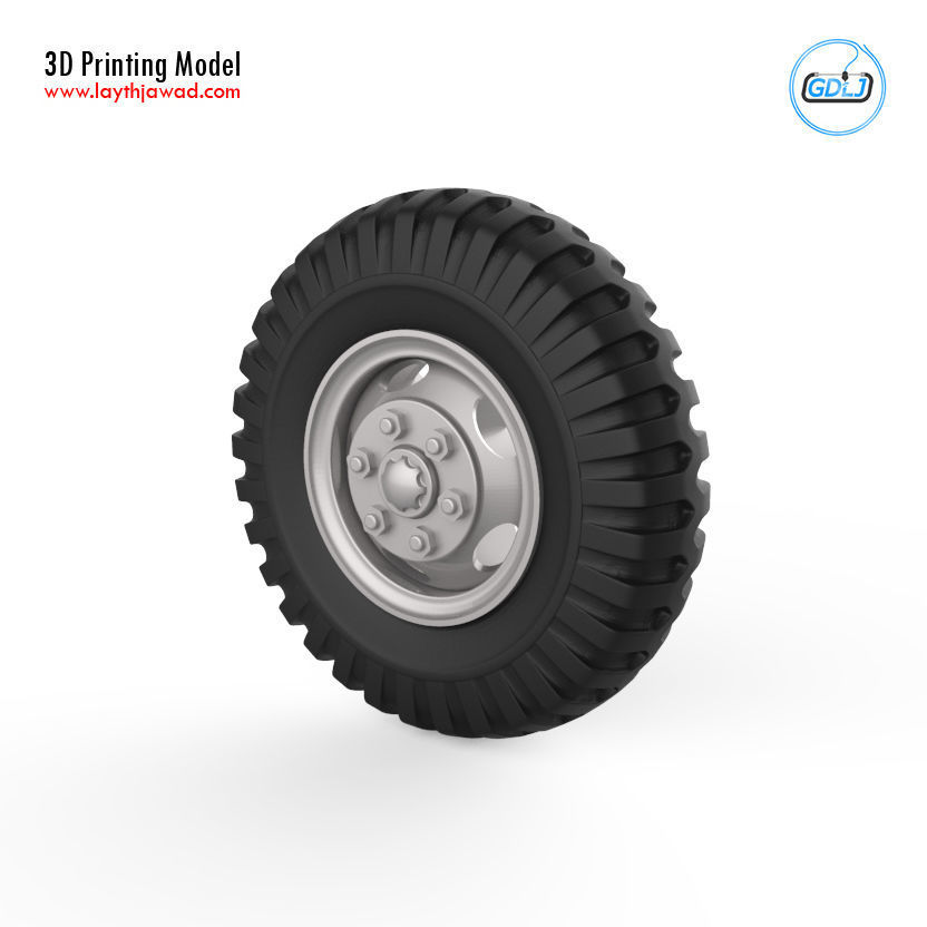 3D printable model Vehicle wheels 1-32 | CGTrader