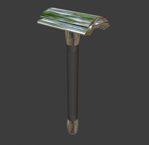 Double Edge Safety Razor free VR / AR / low-poly 3D model | CGTrader