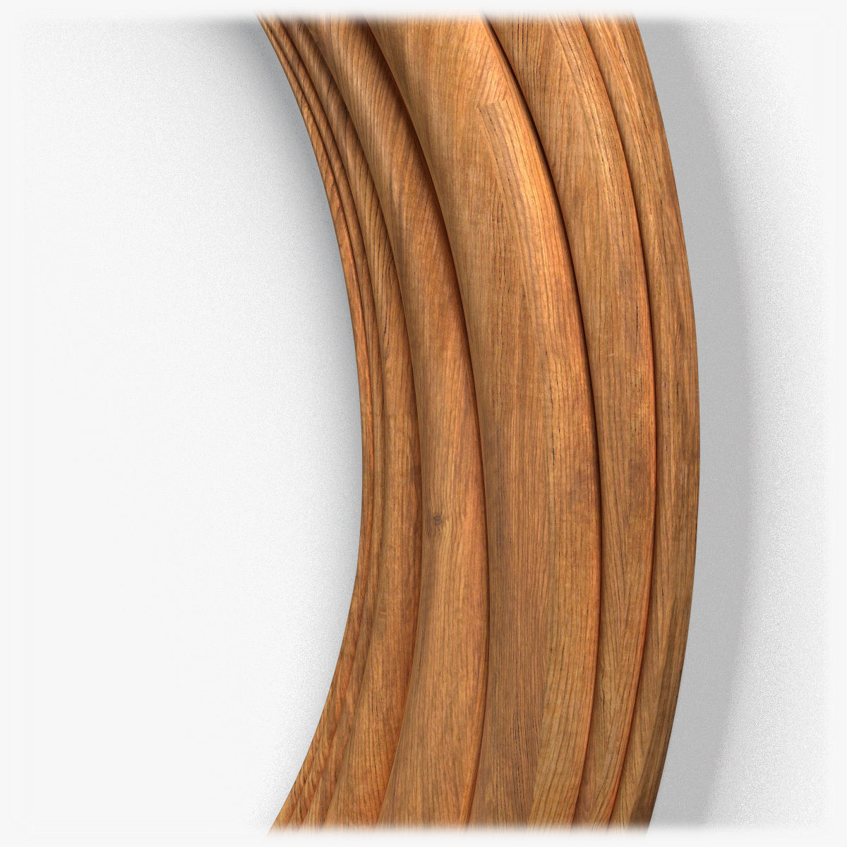 Frame0067 silver oval frame 3D model | CGTrader