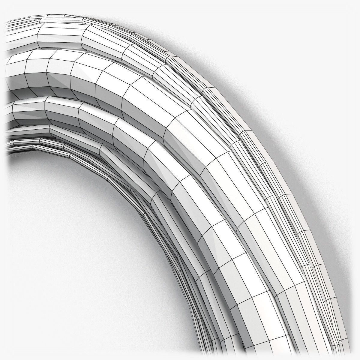 Frame0067 silver oval frame 3D model | CGTrader