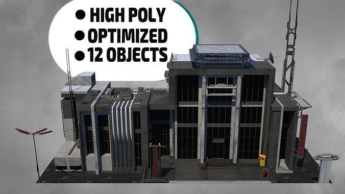 REALISTIC BUILDING NEW SHANGHAI HIGH POLY 3D model | CGTrader