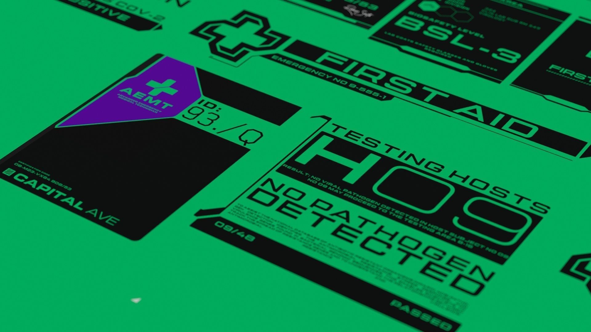 SCIFI MEDICAL-PANDEMIC DECALS Texture | CGTrader