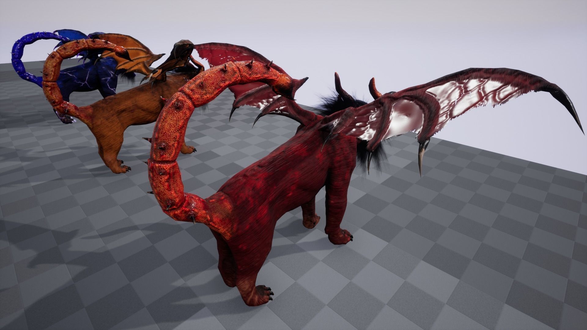 3D model Manticore UE4 and Unity VR / AR / low-poly | CGTrader