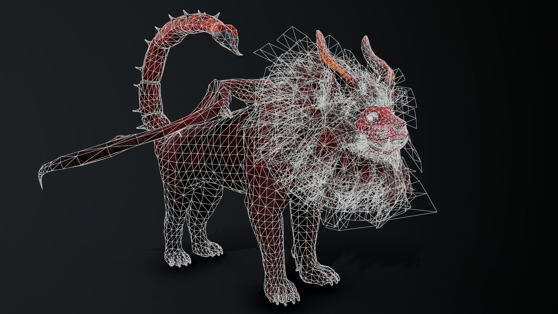 3D model Manticore UE4 and Unity VR / AR / low-poly | CGTrader