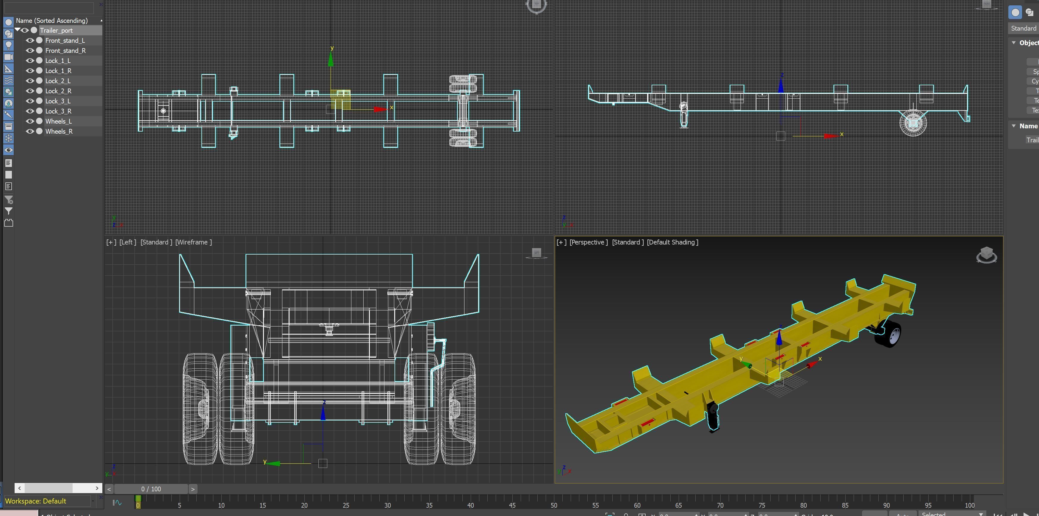 3D model Trailer port VR / AR / low-poly | CGTrader