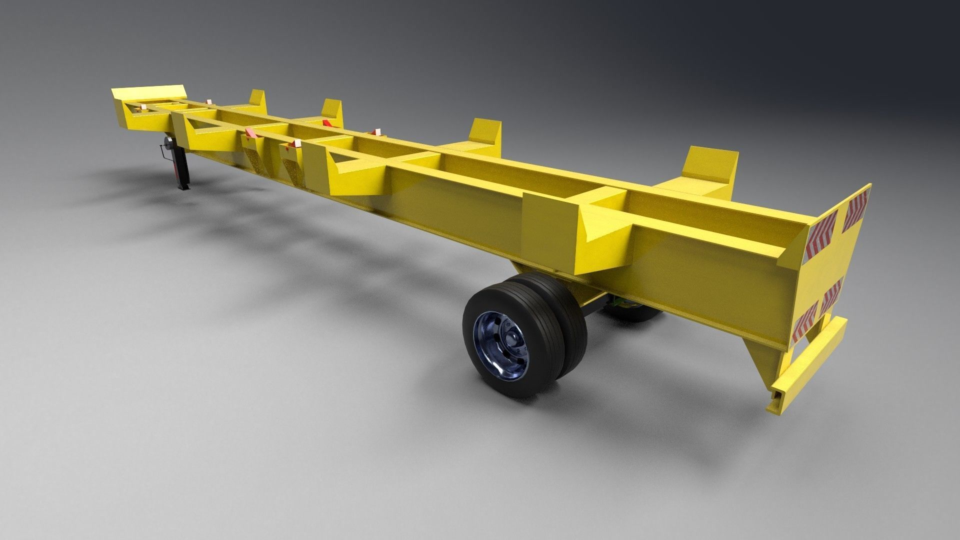 3D model Trailer port VR / AR / low-poly | CGTrader