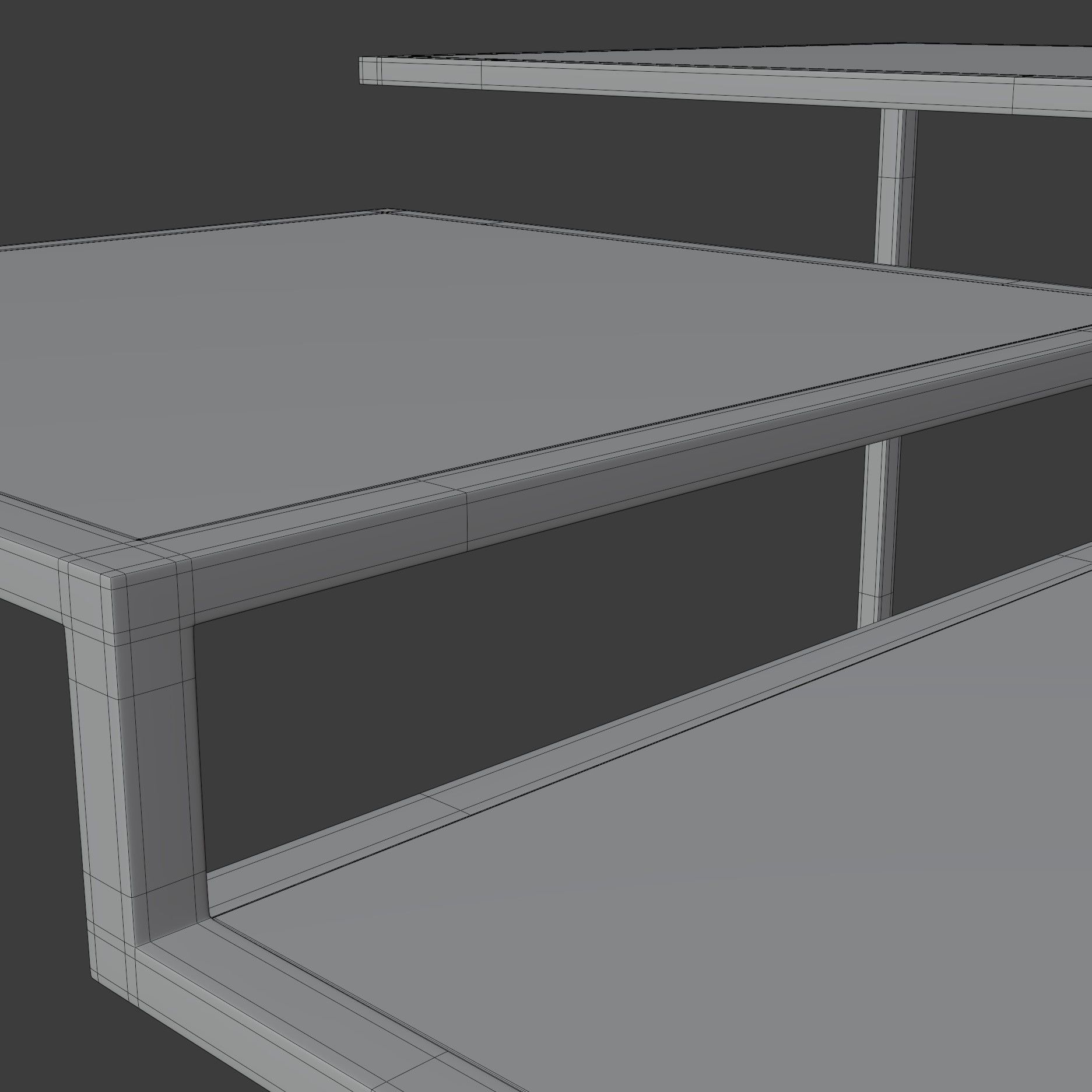 7400 mm Table 3D model | CGTrader