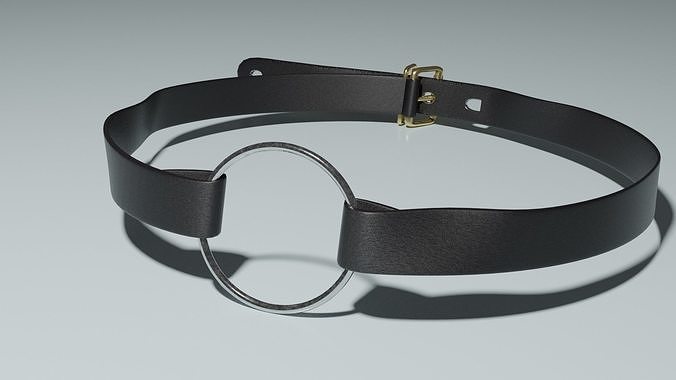 3D model Leather Choker VR / AR / low-poly | CGTrader