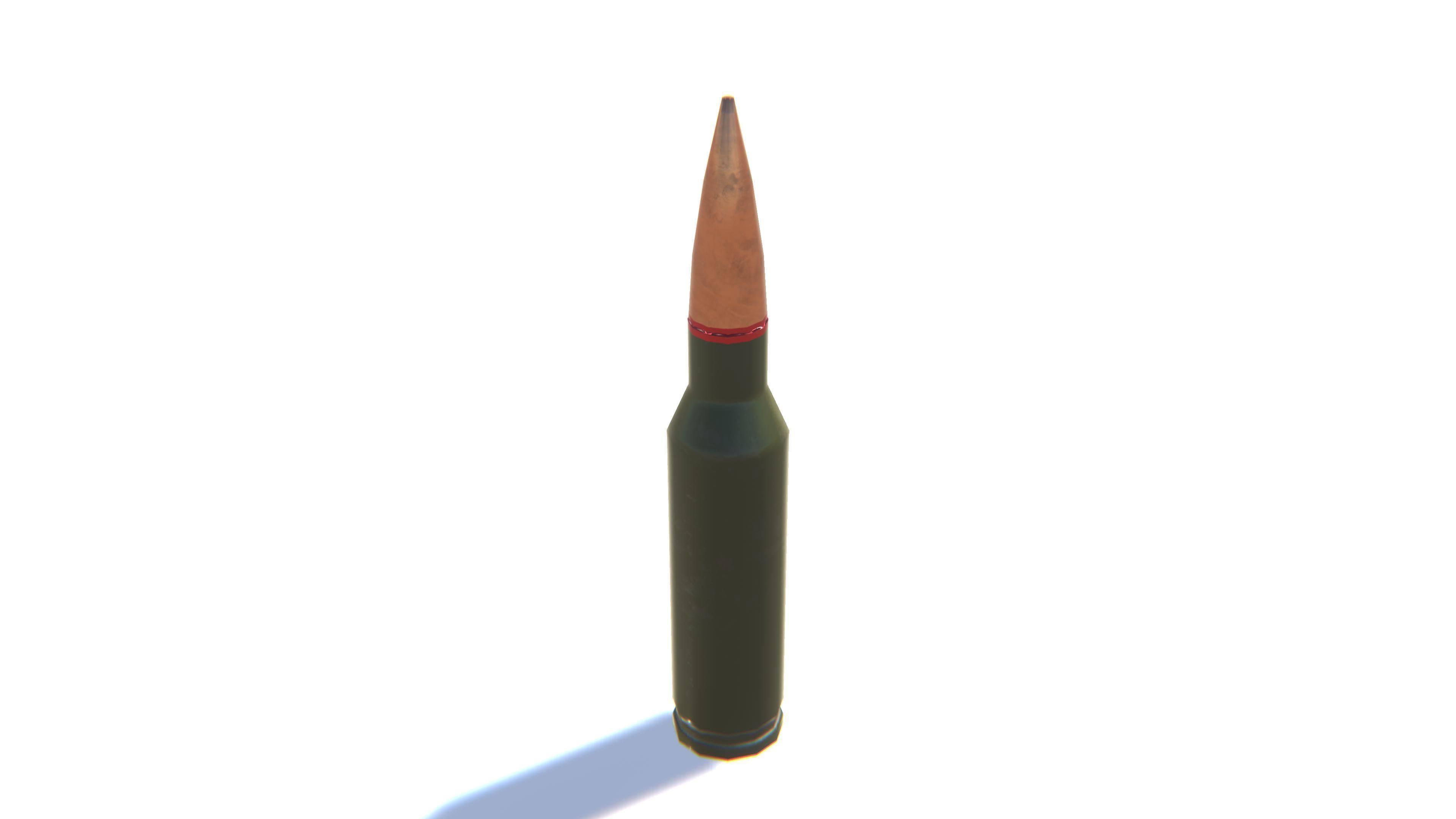 3D model 5-45x39 Ammo VR / AR / low-poly | CGTrader