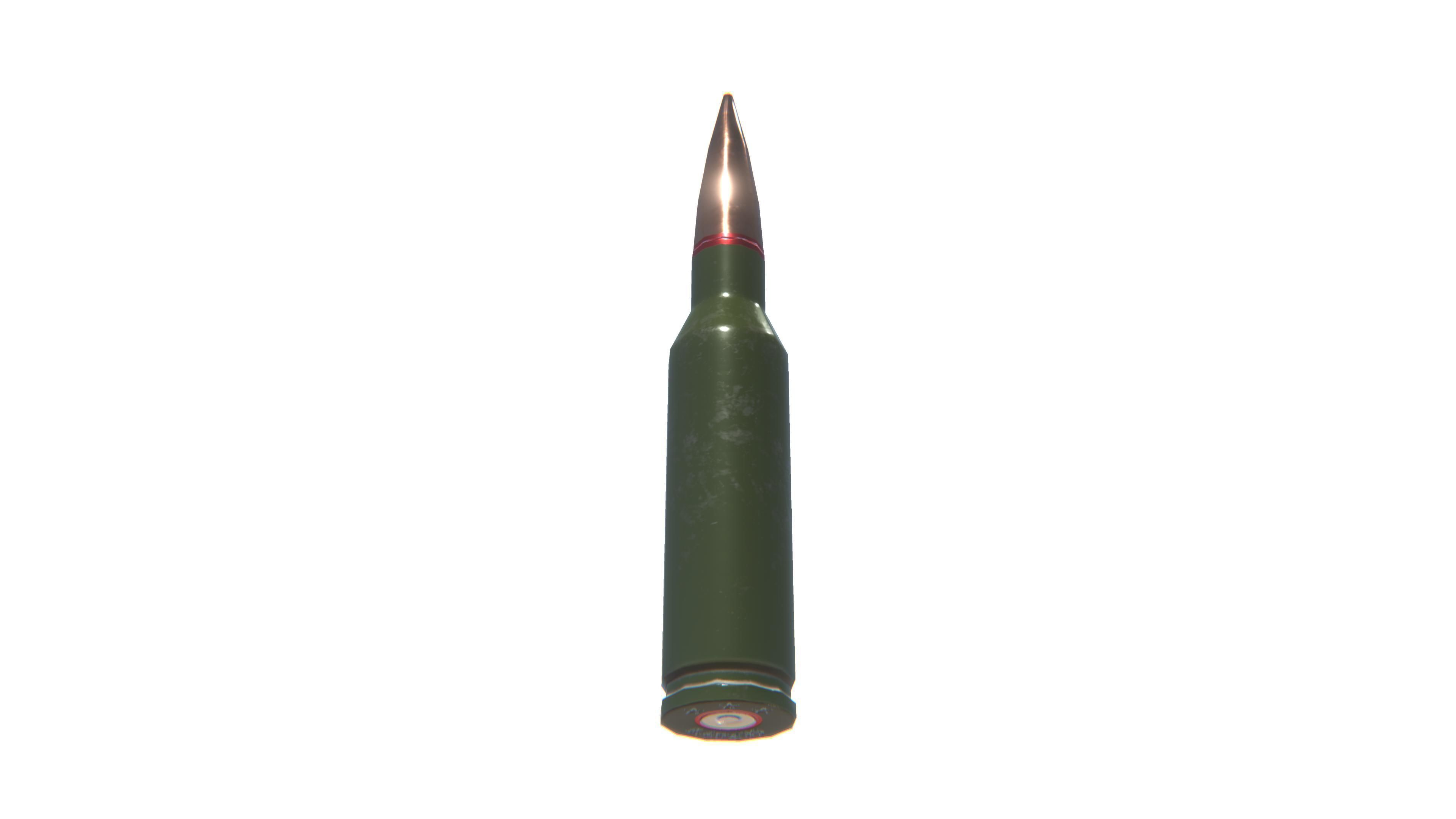 3D model 5-45x39 Ammo VR / AR / low-poly | CGTrader