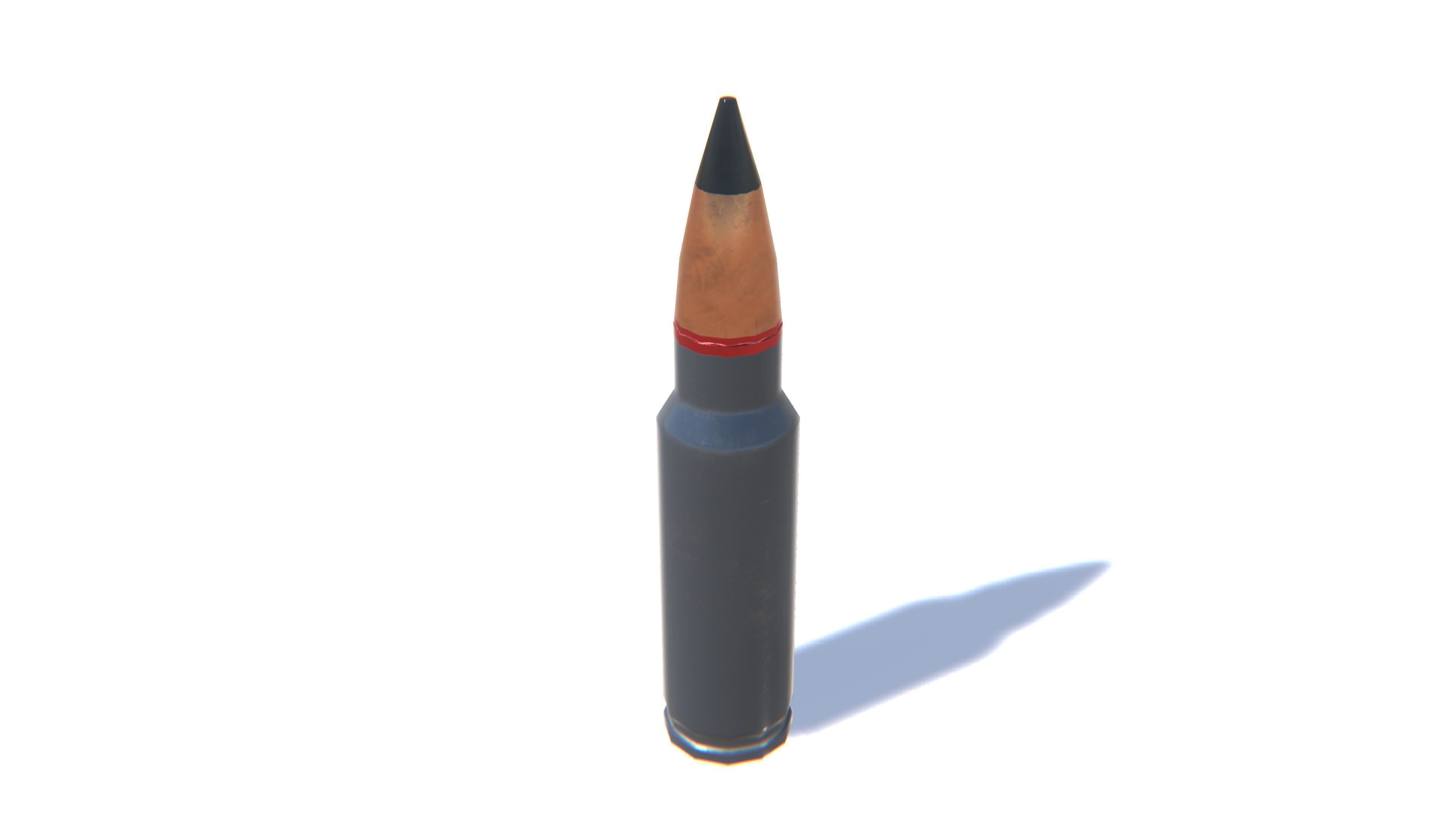 3D model 9x39 Ammo VR / AR / low-poly | CGTrader