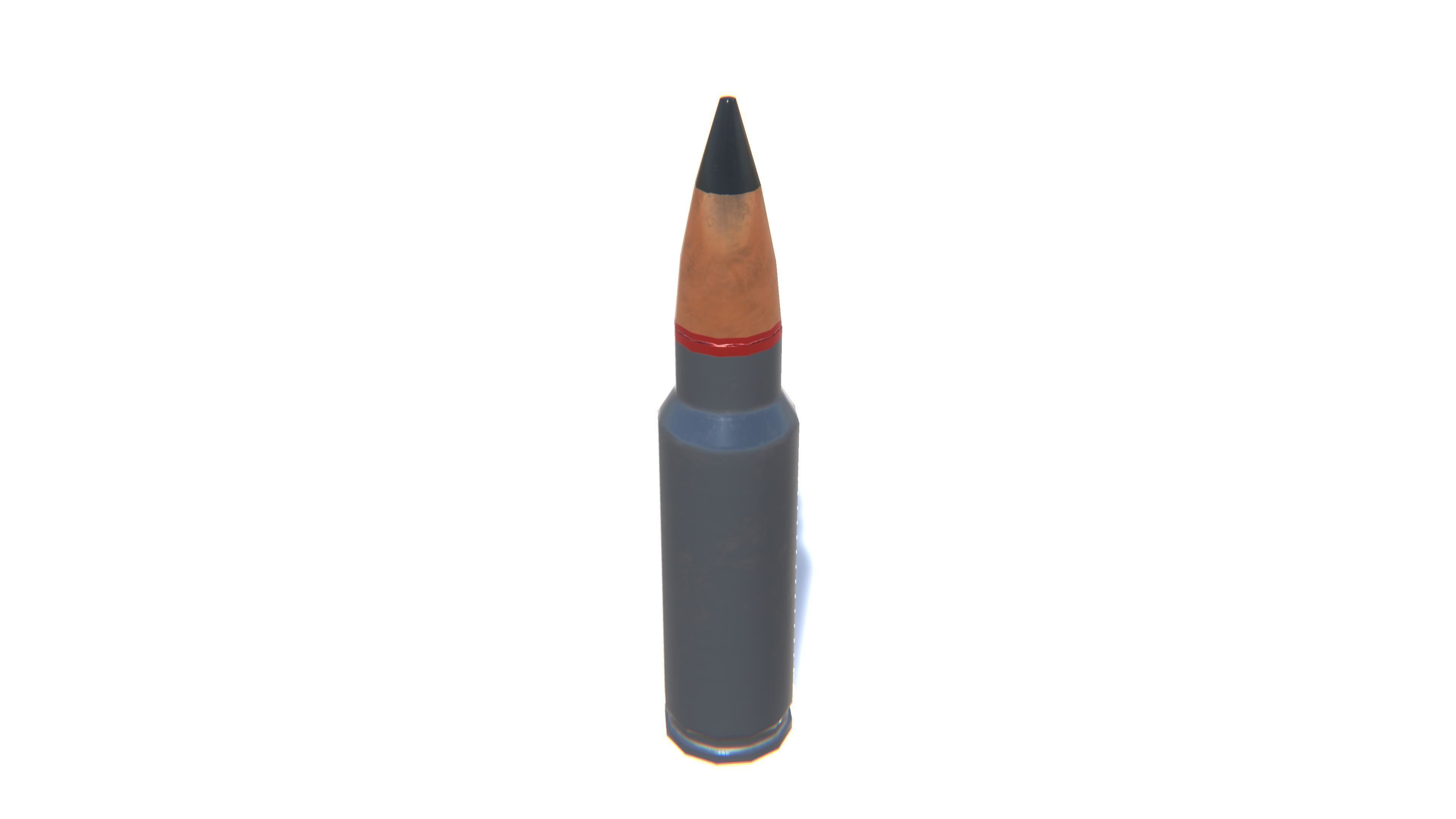 3D model 9x39 Ammo VR / AR / low-poly | CGTrader