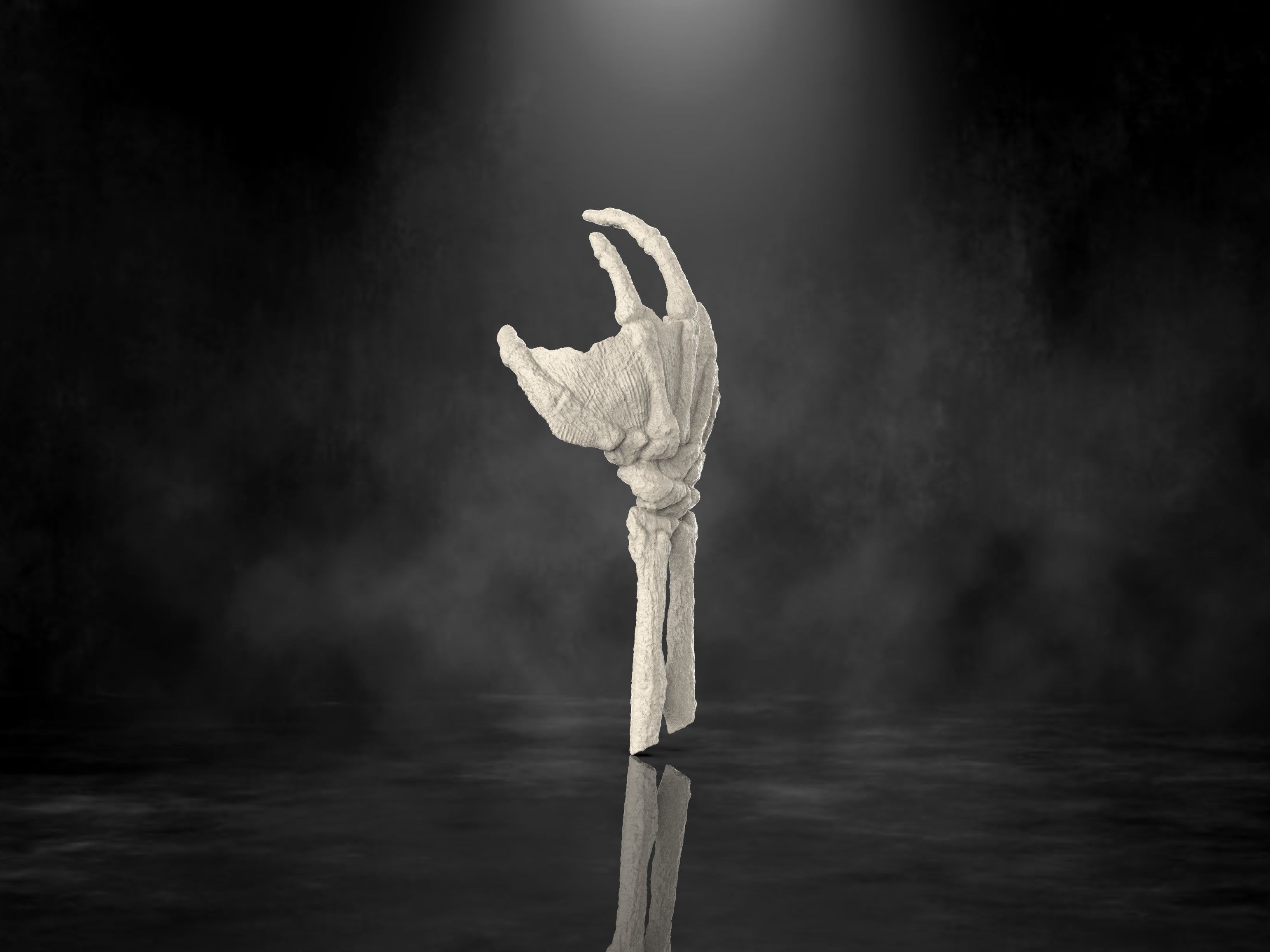 Creature From The Black Lagoon Fossil Hand 3D model 3D printable | CGTrader