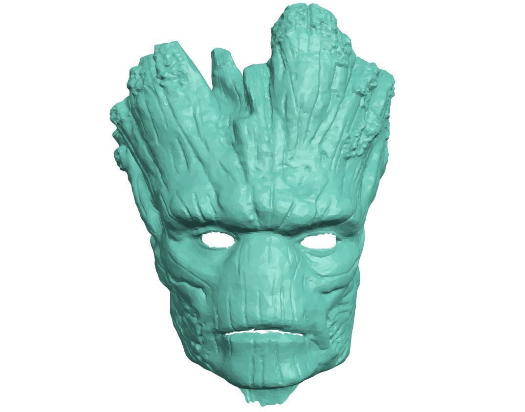Mask - groot 3D model 3D printable | CGTrader