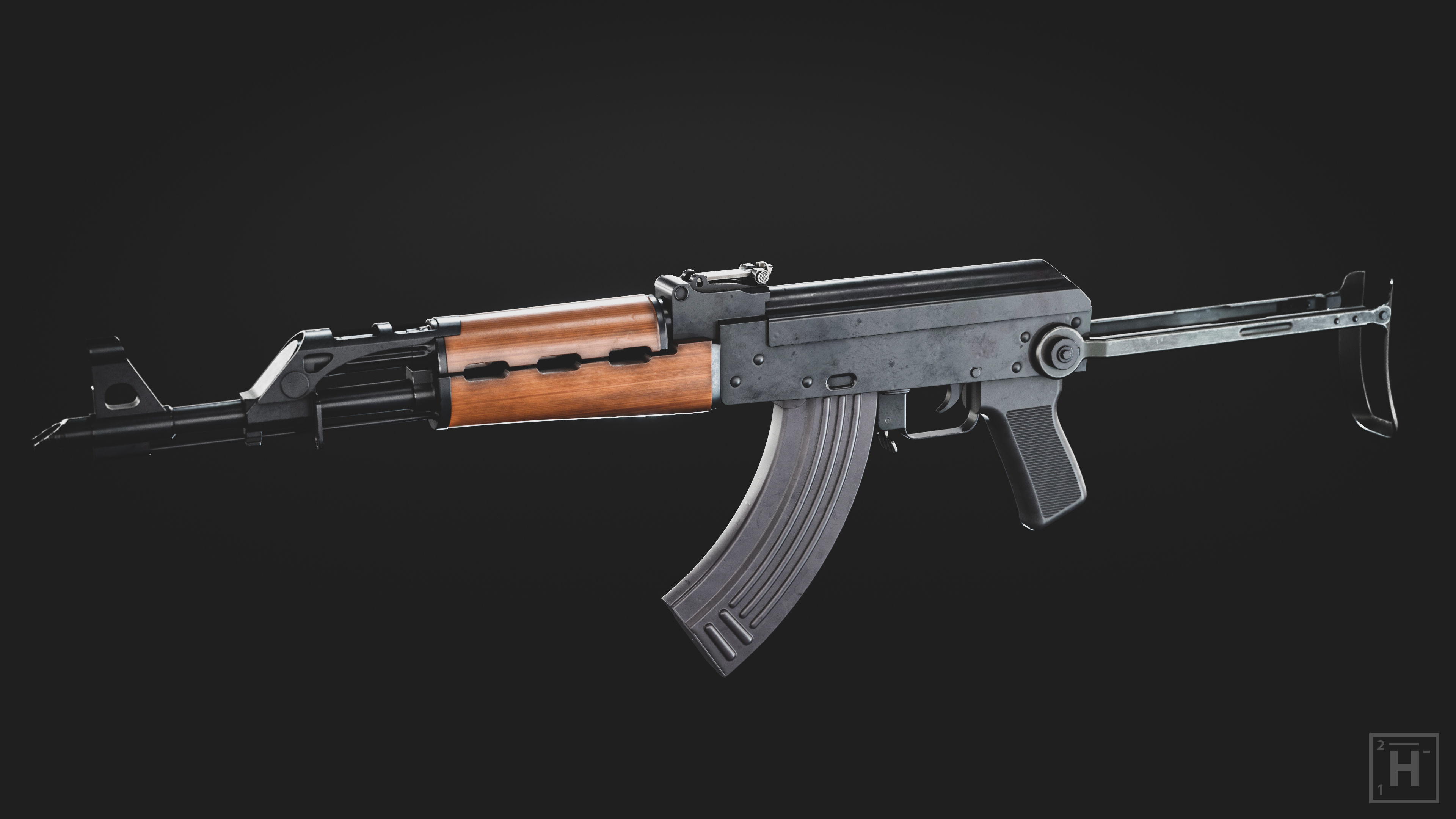 3D model M70 Assault Rifle VR / AR / low-poly | CGTrader