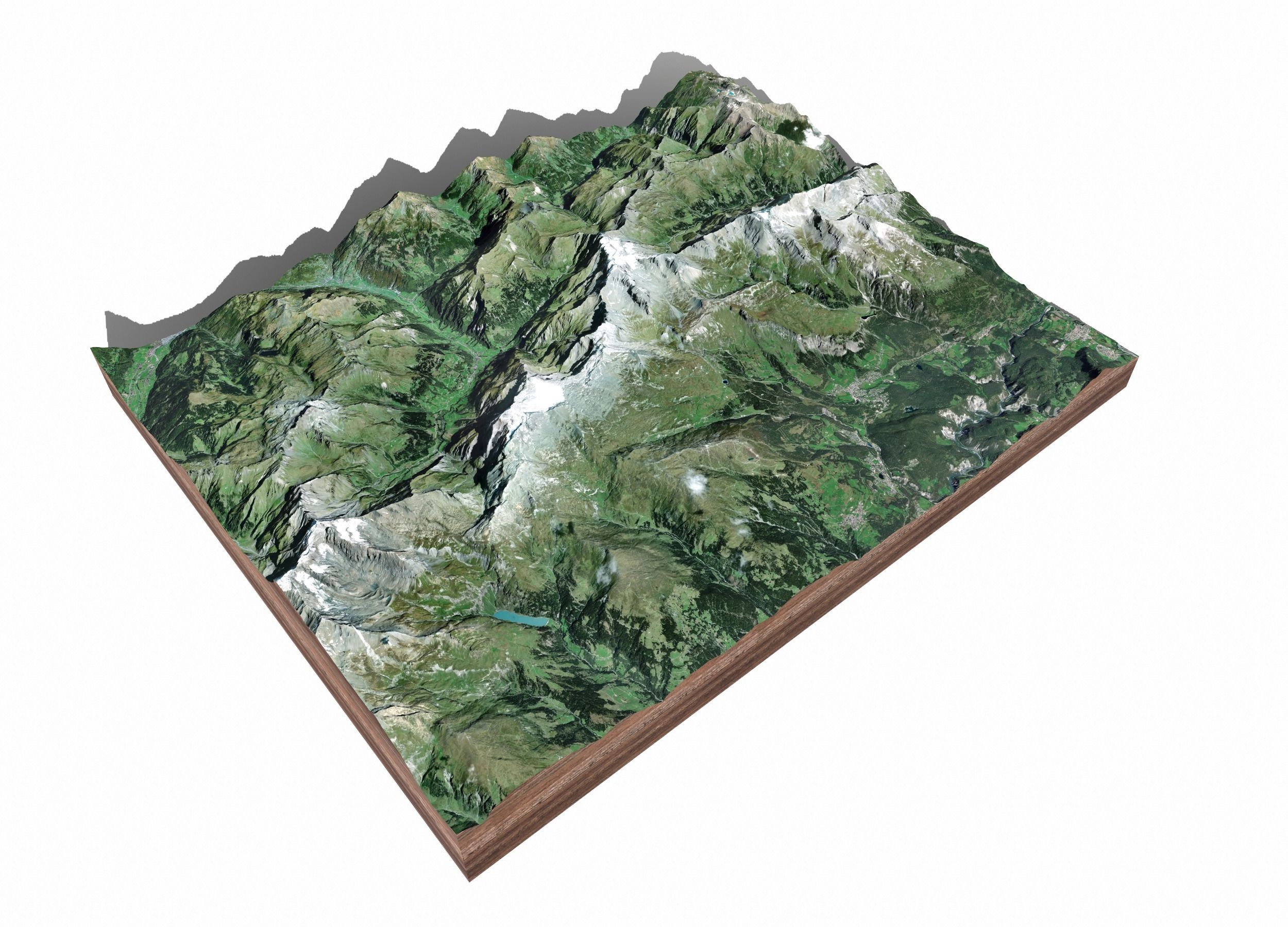 Mountain landscape 3D model | CGTrader