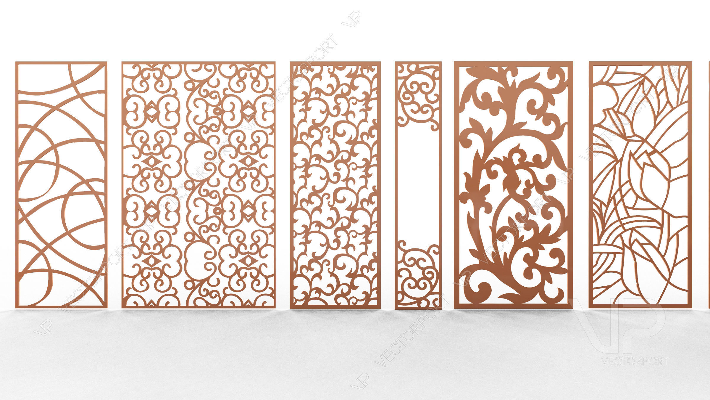 3D Decorative wall panels - screen SET 103 3D model | CGTrader