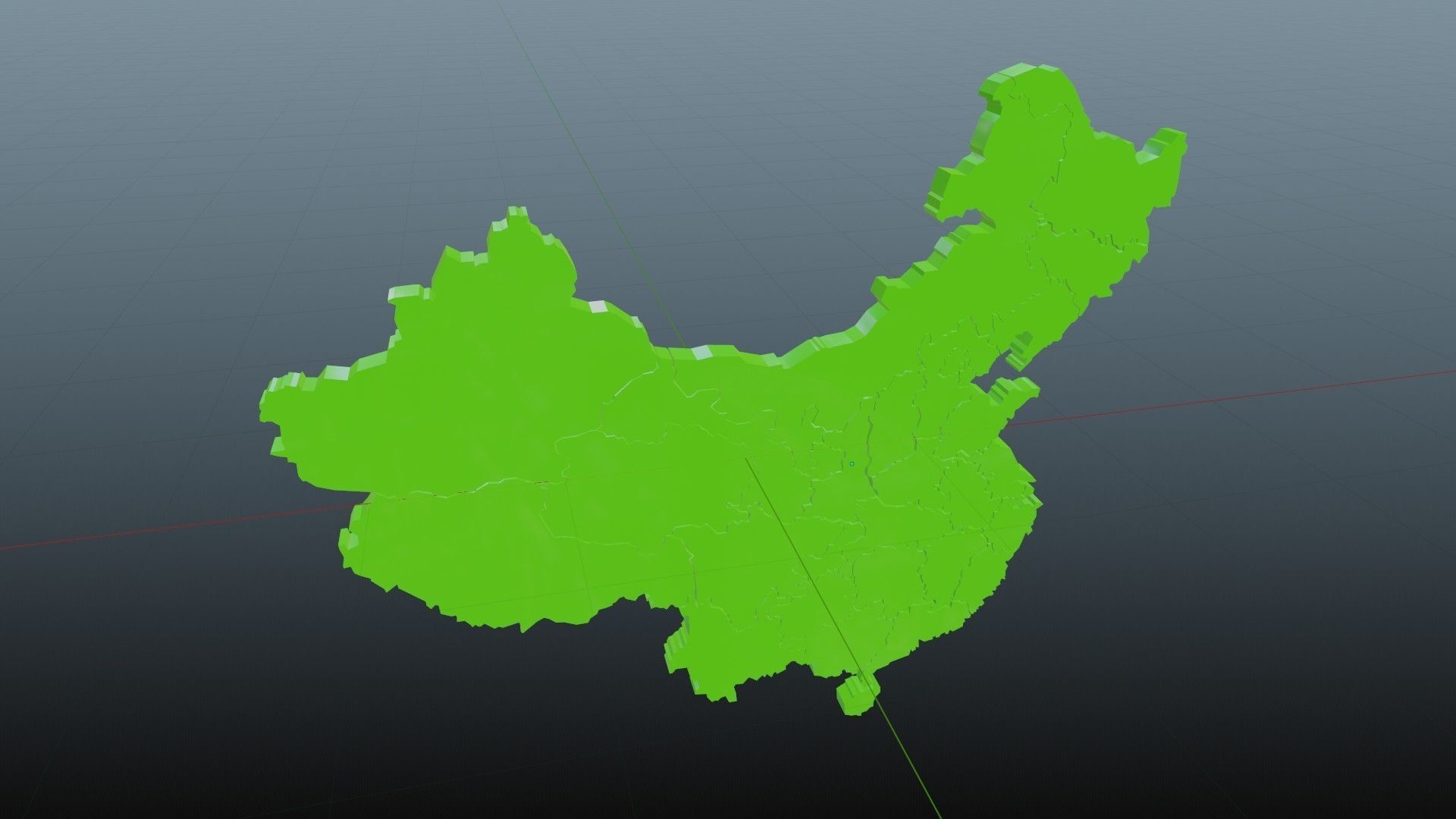 China map symbol 3 3D model | CGTrader