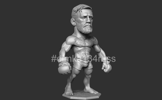 Conor McGregor 3D model 3D printable | CGTrader