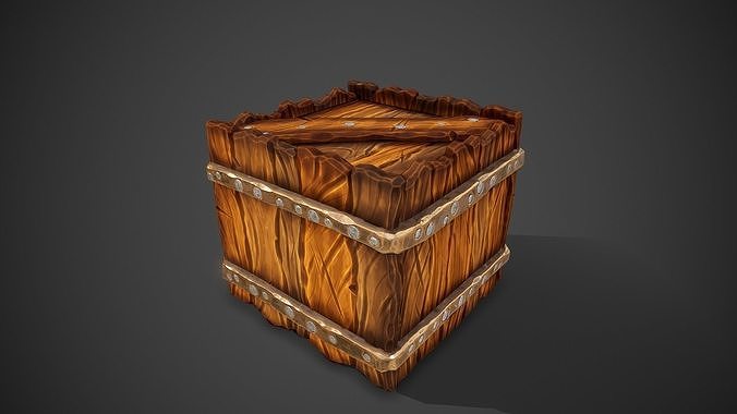 Stylized Box free VR / AR / low-poly 3D model | CGTrader