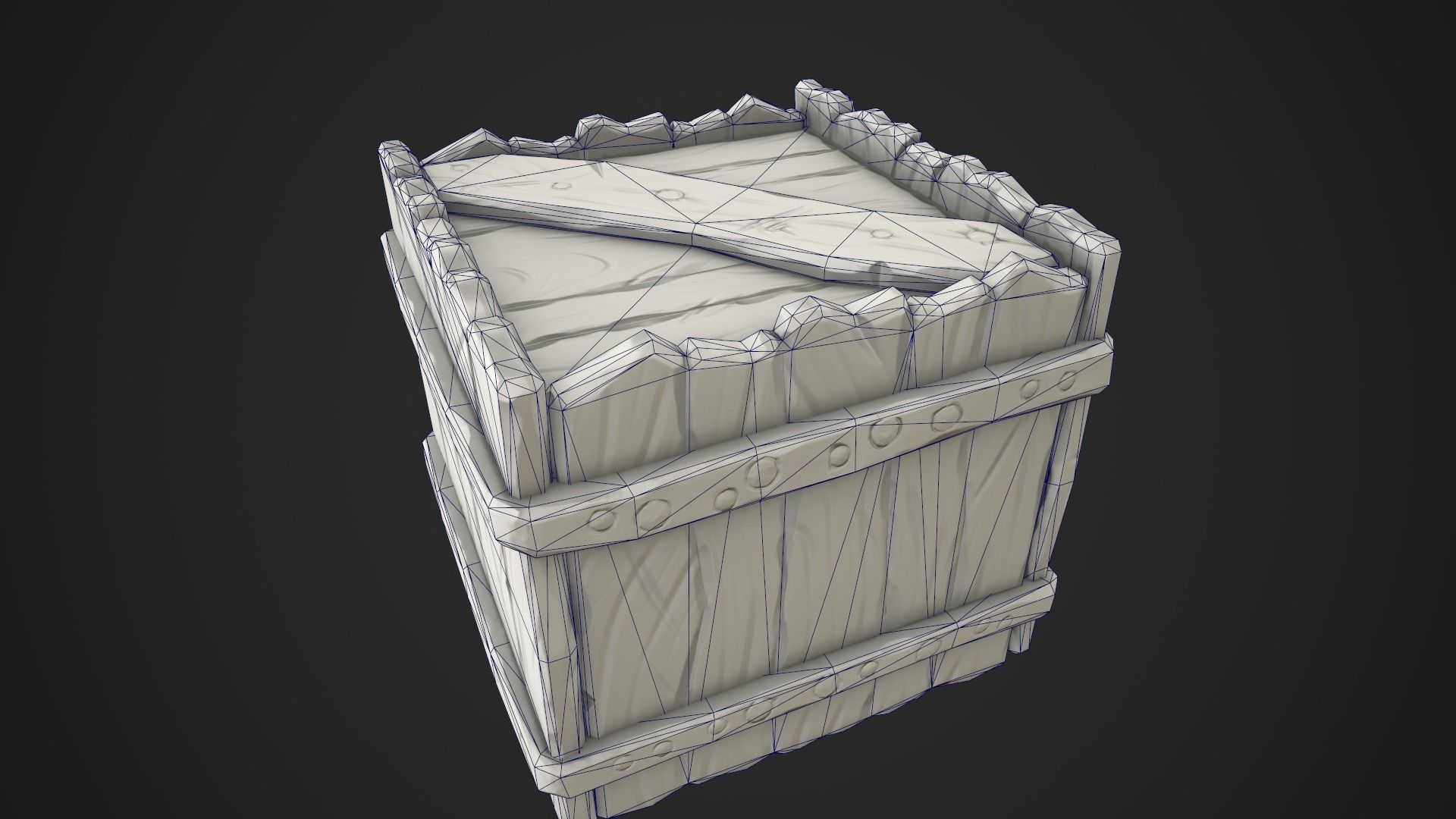Stylized Box free VR / AR / low-poly 3D model | CGTrader