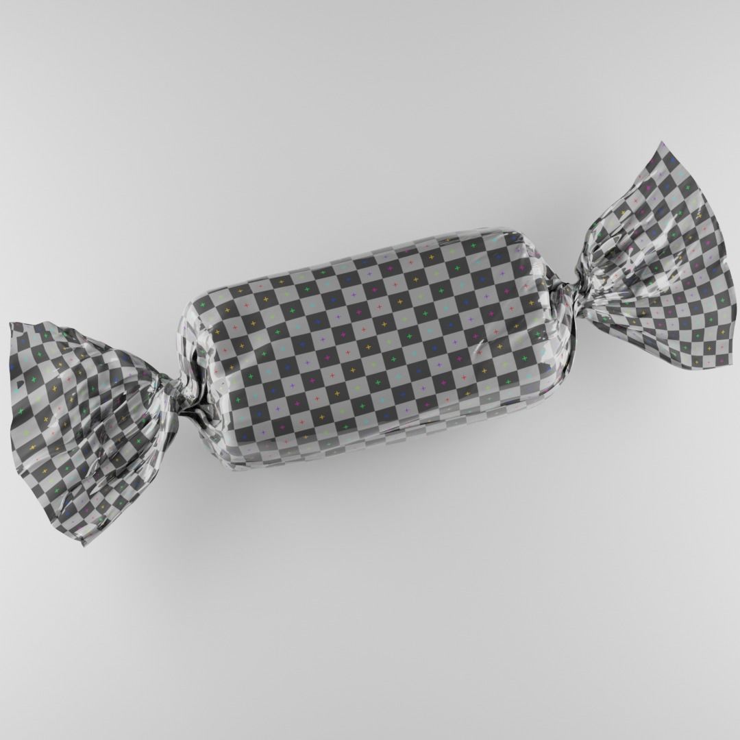 Candy wrapper 3D model | CGTrader