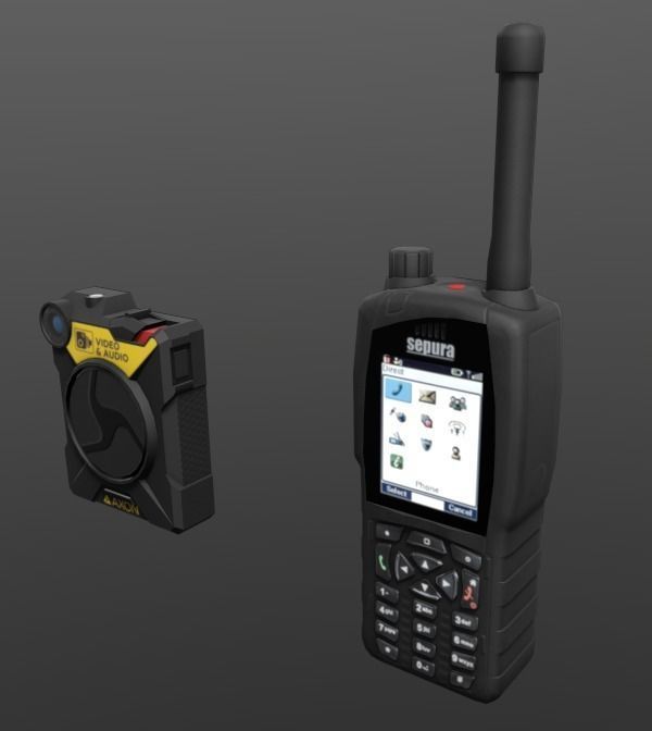 3D model Bodycam and SC20 radio VR / AR / low-poly | CGTrader
