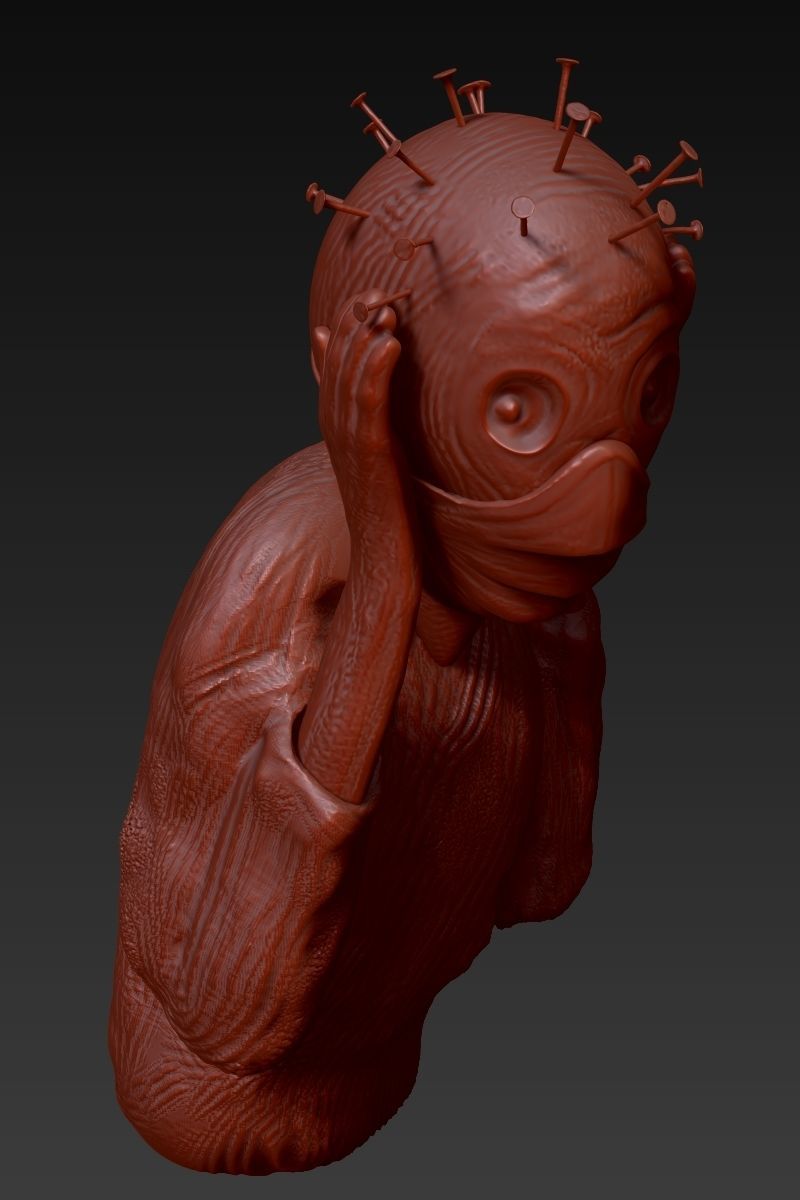 The Scream 2020 3D model | CGTrader
