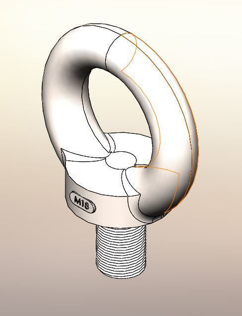eye bolt free 3D model | CGTrader
