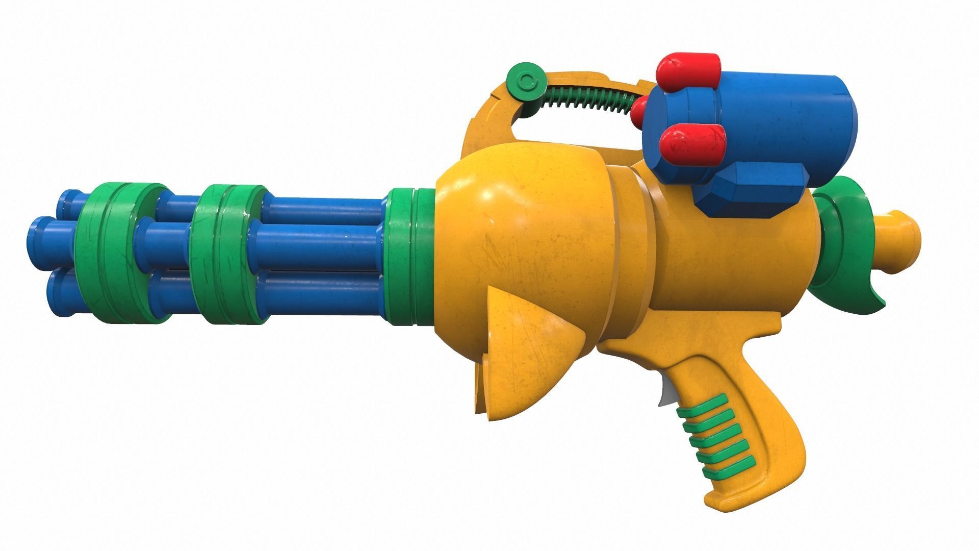 Tactical toy gun 2 3D model | CGTrader