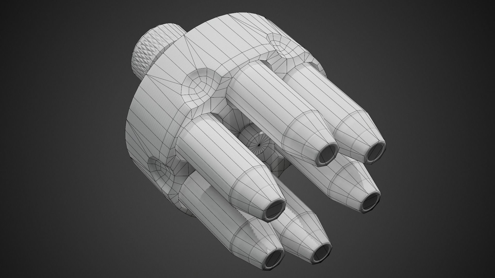 3D model Revolver Speedloader - Realtime render - 3D VR AR game ready ...