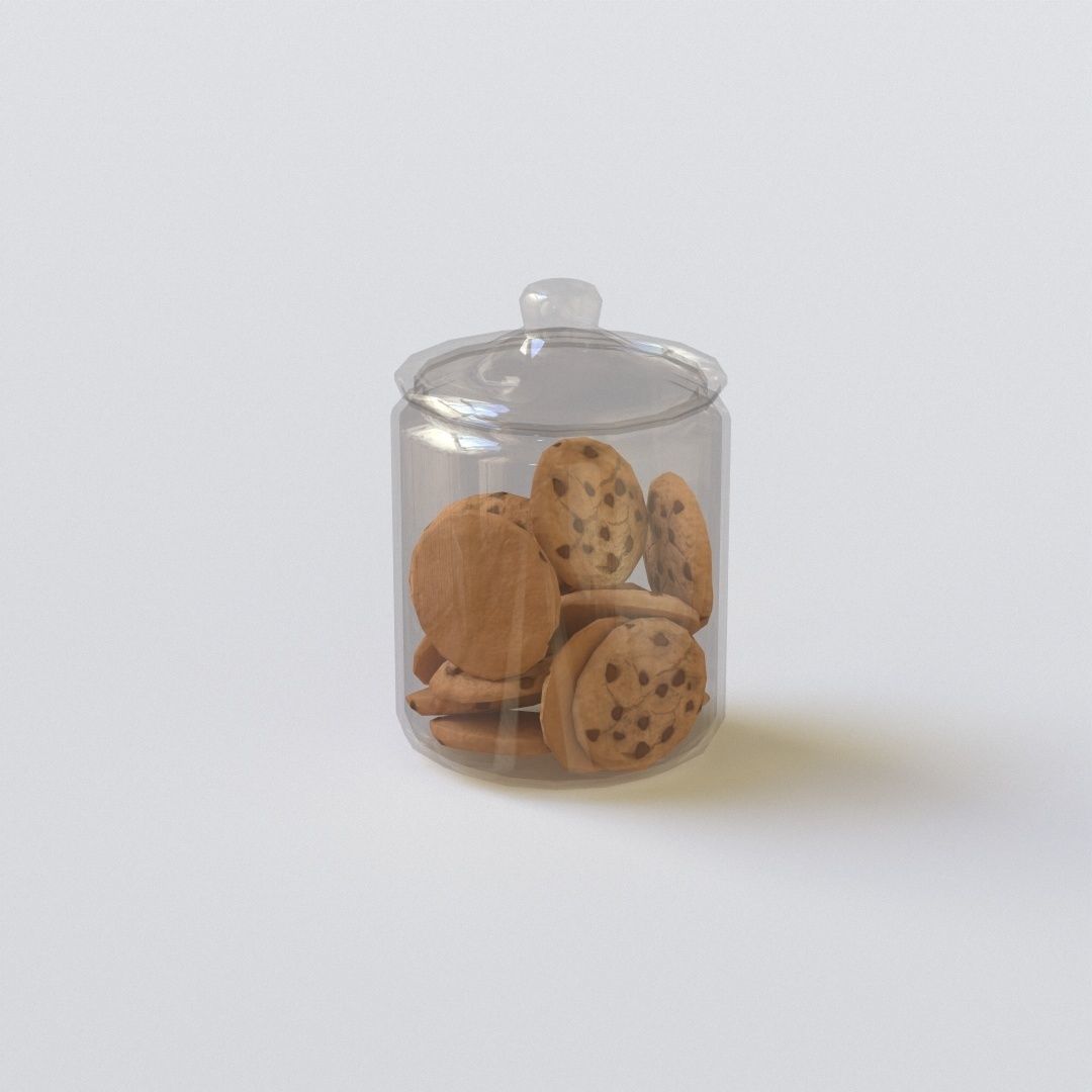 3D model Cookie Jar G75 VR / AR / low-poly | CGTrader