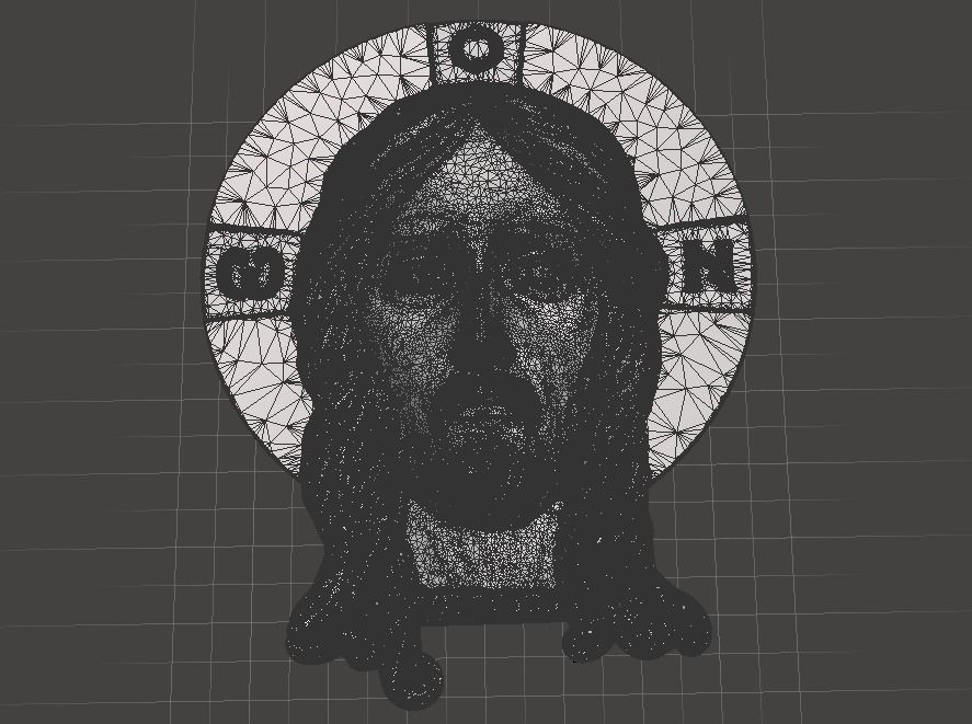 the face of Jesus 3D model 3D printable | CGTrader