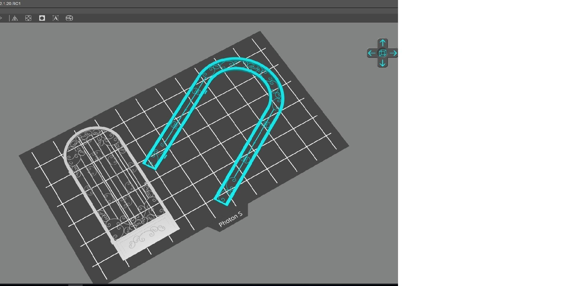 Decorative Gate 3D model 3D printable | CGTrader
