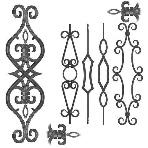 Decorative Wrought Iron Panels | Shelly Lighting