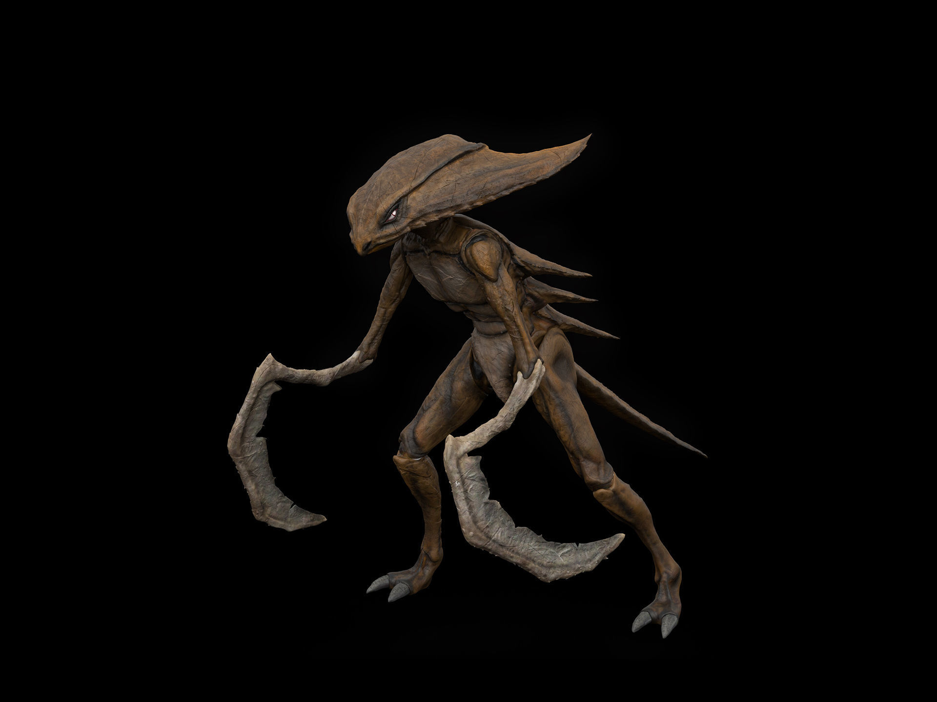 Pokemon realistic 3d printable Kabutops 3D model 3D printable | CGTrader