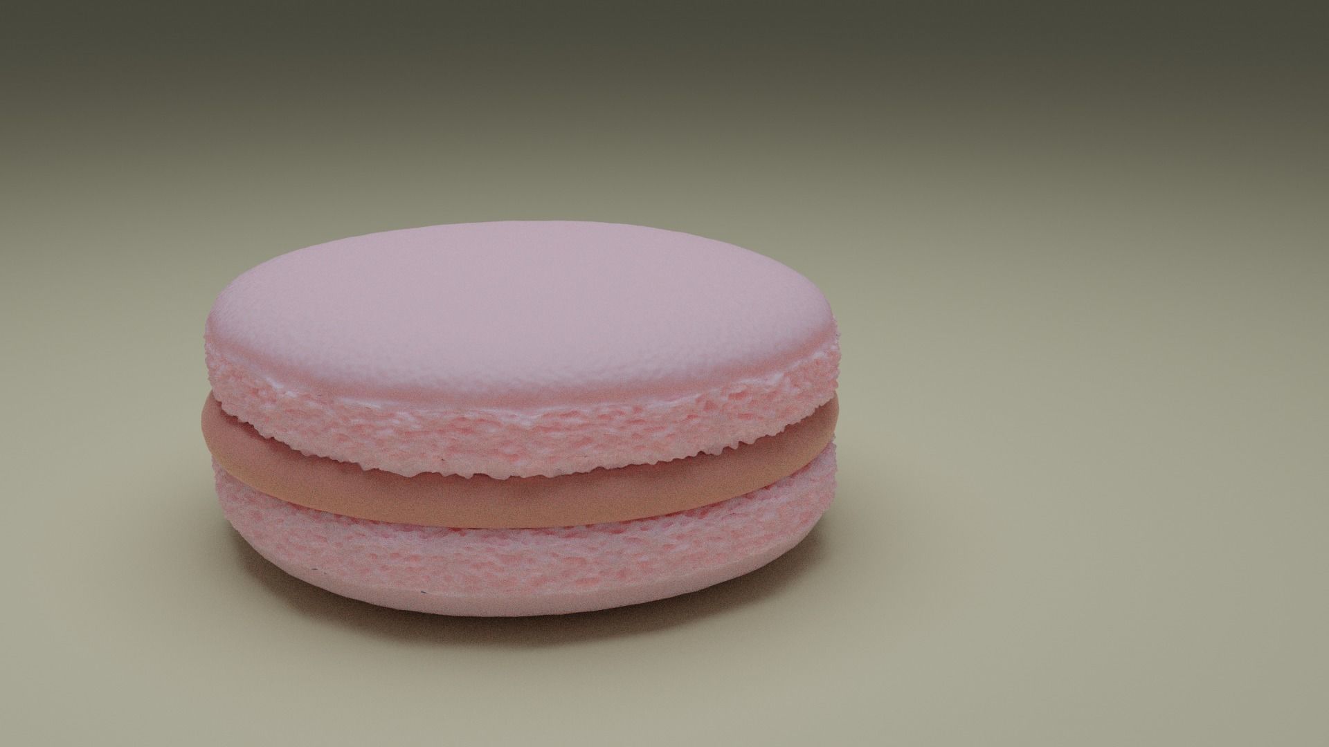 french macaron 3D model | CGTrader
